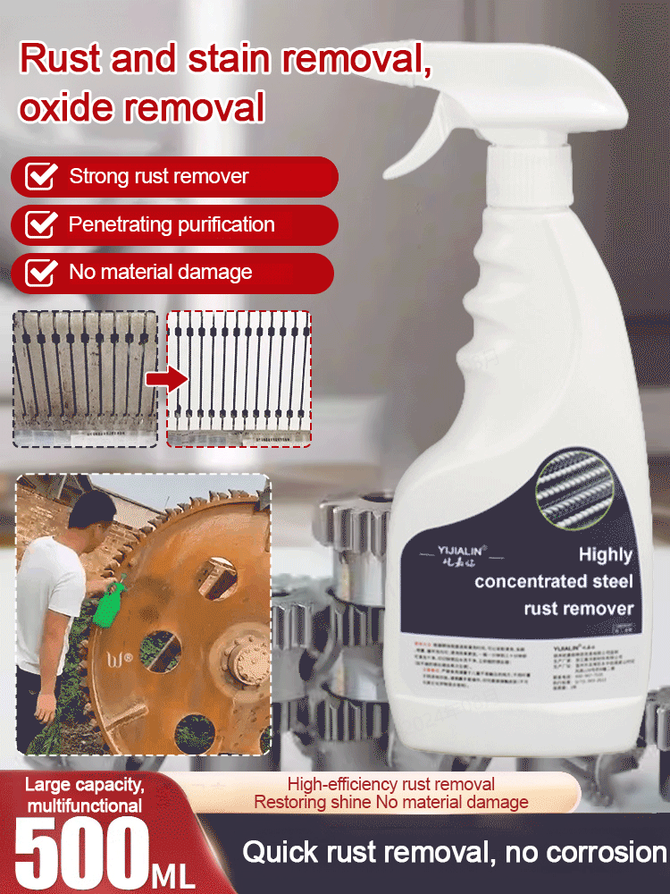 💥 Buy 2 and get 1 Free🔥 Highly concentrated rust remover for steel & i ...