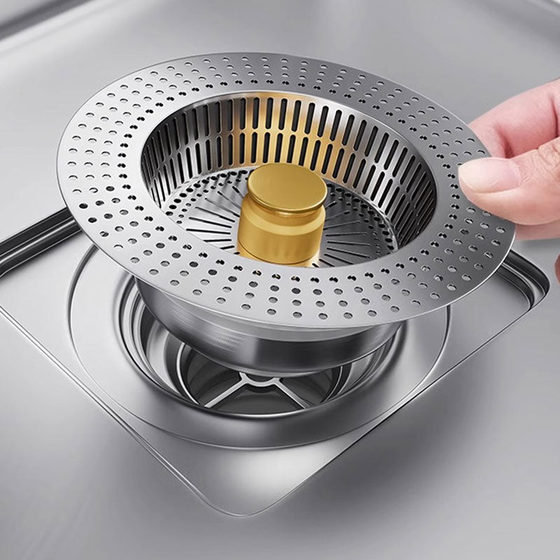 Stainless Steel Sink Push-Button Drain Stopper – letemall
